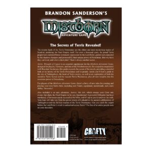 Mistborn Terris: Wrought of Copper - Player's Guide by Crafty Games - RPG Expansion - Solo & Group Play, 1-2 Hours Gameplay, Ages 13+