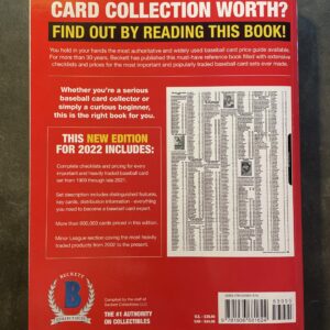 Beckett Baseball Card Price Guide 2022: The #1 Authority on Collectibles (The Beckett Baseball Card Price Guide)