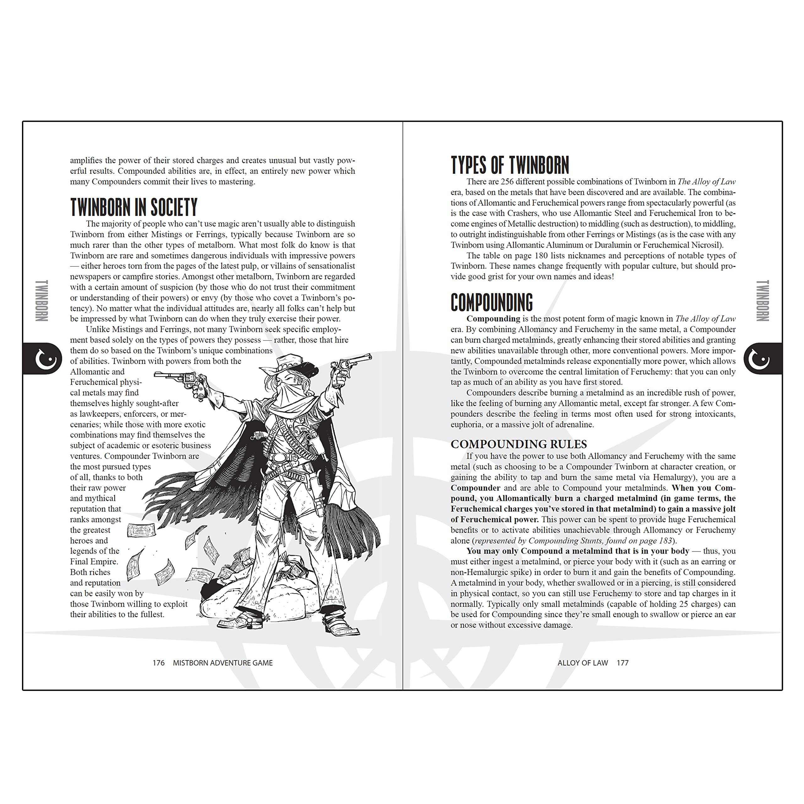 Mistborn Alloy of Law Campaign Setting & Game Supplement by Crafty Games - RPG Adventure - 2-6 Players, 2+ Hours Gameplay, Ages 13+