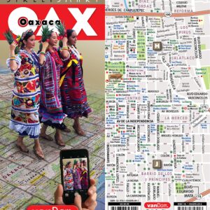 StreetSmart® Oaxaca Map by VanDam -- Laminated State, Region and City Map to Oaxaca, Mexico with all attractions, sights, museums, mezcalerias, hotels, ... 2024 Edition (English and Spanish Edition)