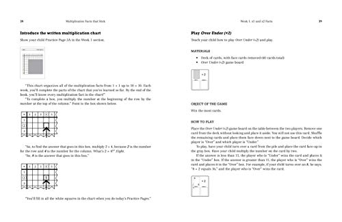 Multiplication Facts That Stick: Help Your Child Master the Multiplication Facts for Good in Just Ten Weeks