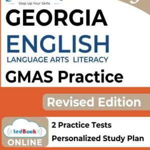 Georgia Milestones Assessment System Test Prep: Grade 3 English Language Arts Literacy (ELA) Practice Workbook and Full-length Online Assessments: GMAS Study Guide (GMAS by Lumos Learning)