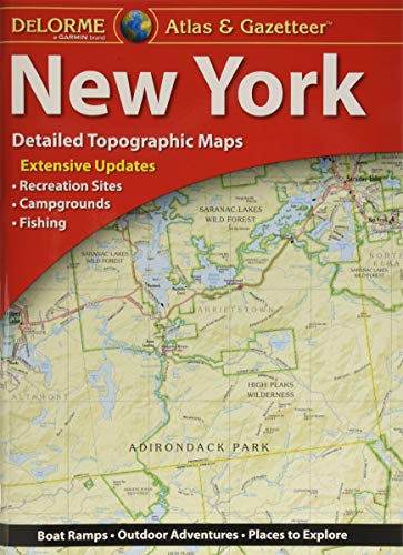 Delorme New York Atlas & Gazetteer (New York State Atlas & Gazetteer)