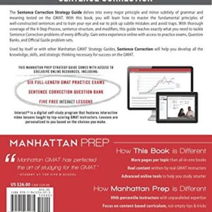 GMAT Sentence Correction (Manhattan Prep GMAT Strategy Guides)