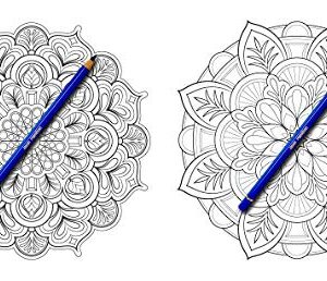 The Art of Mandala 2: Adult Coloring Book Featuring Calming Mandalas designed to relax and calm