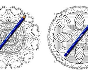 The Art of Mandala 2: Adult Coloring Book Featuring Calming Mandalas designed to relax and calm