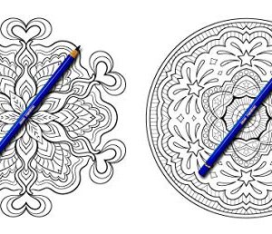 The Art of Mandala 2: Adult Coloring Book Featuring Calming Mandalas designed to relax and calm