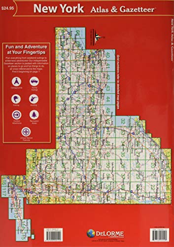 Delorme New York Atlas & Gazetteer (New York State Atlas & Gazetteer)