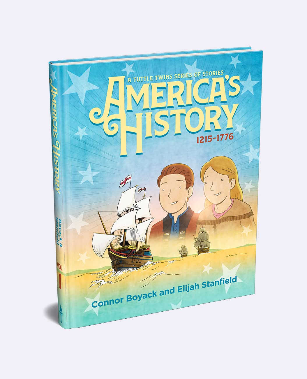 America's History: A Tuttle Twins Series of Stories (1215-1776) (The Tuttle Twins Stories)