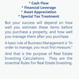 50 Real Estate Investing Calculations: Cash Flow, IRR, Value, Profit, Equity, Income, ROI, Depreciation, More