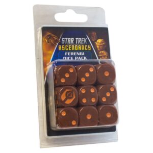 gale force nine gale force 9 star trek ascendancy dice ferengi board games, brown