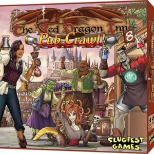 Slugfest Games: Red Dragon Inn 8, The Pub Crawl, Five New Characters, Can be Played with All Expansions, New Prize Cards Inside, For Ages 13 and up