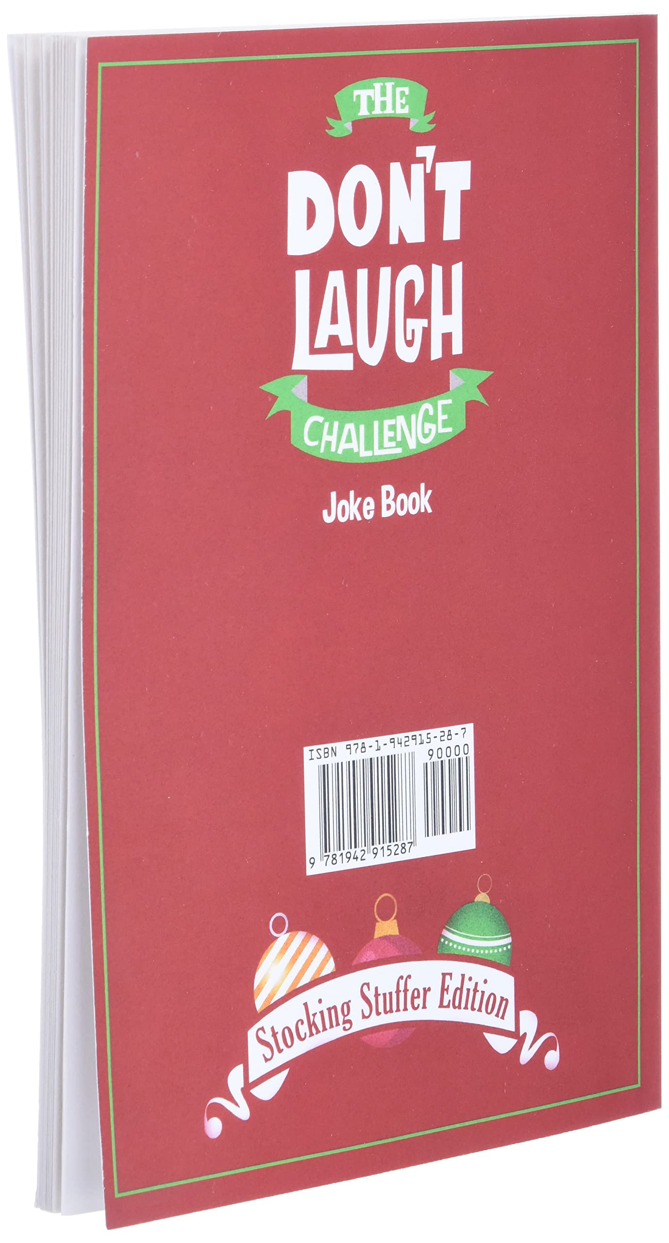 The Don't Laugh Challenge - Stocking Stuffer Edition: The LOL Joke Book Contest for Boys and Girls Ages 6, 7, 8, 9, 10, and 11 Years Old - a Stocking Stuffer Goodie for Kids