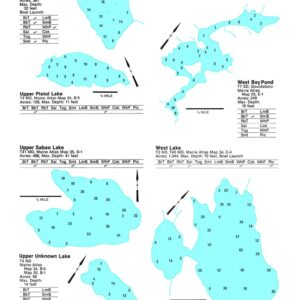 Delorme Maine Fishing Depth Maps