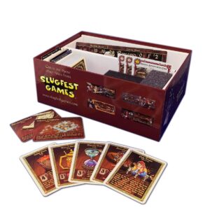 Slugfest Games: Red Dragon Inn: Smorgasbox, Expansion, Includes Roobted Version of this Product, with Five New Games, For Ages 13 and up