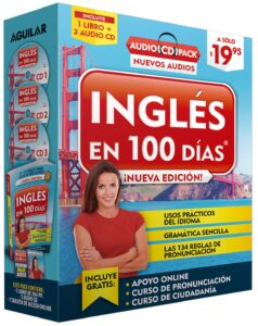 inglés en 100 días - audio pack (paperback book +3 audio cds) / english in 100 days ? audio pack (spanish edition)