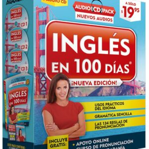 Inglés en 100 días - Audio Pack (Paperback book +3 Audio CDs) / English in 100 Days ? Audio Pack (Spanish Edition)