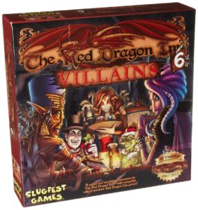 slugfest games: the red dragon inn 6: villains, strategy boxed board game, for 2 to 4 players, 30 to 60 minute play time, ages 12 & up