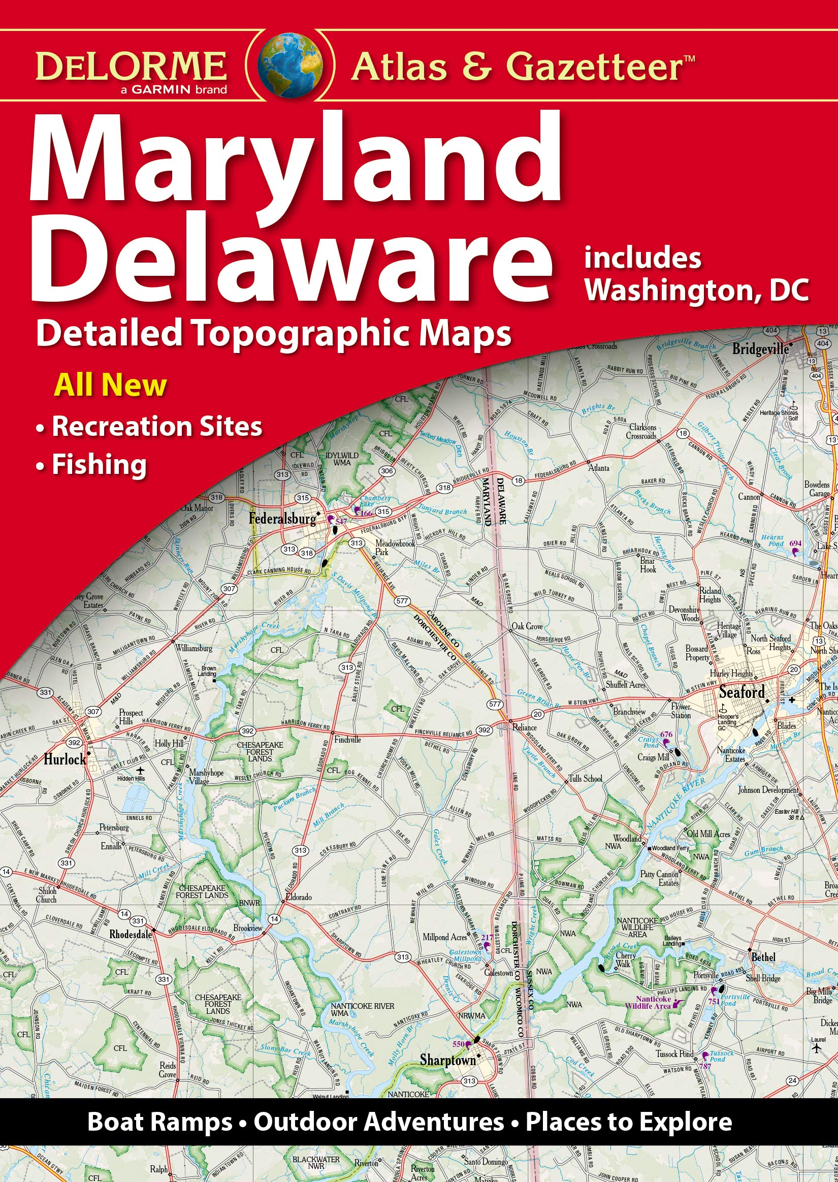 Delorme Atlas & Gazetteer Maryland / Delaware