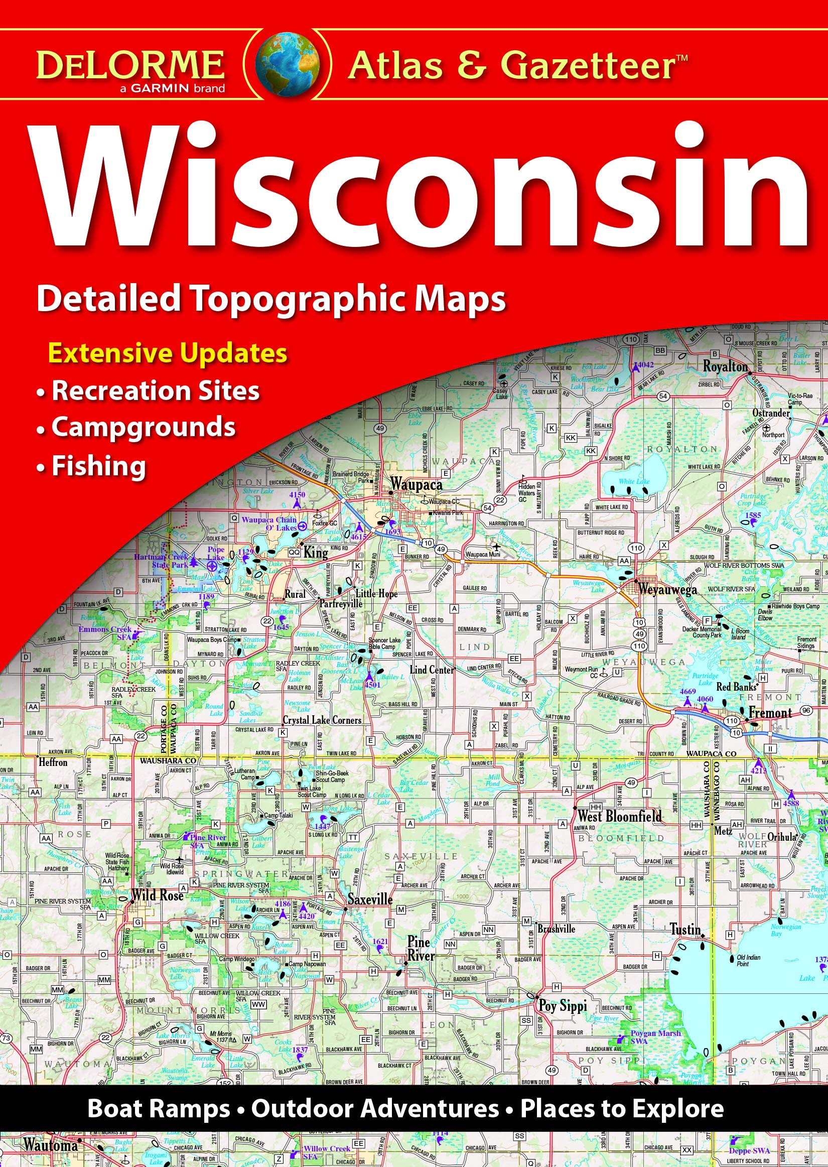 DeLorme Atlas & Gazetteer: Wisconsin (Wisconsin Atlas and Gazeteer)