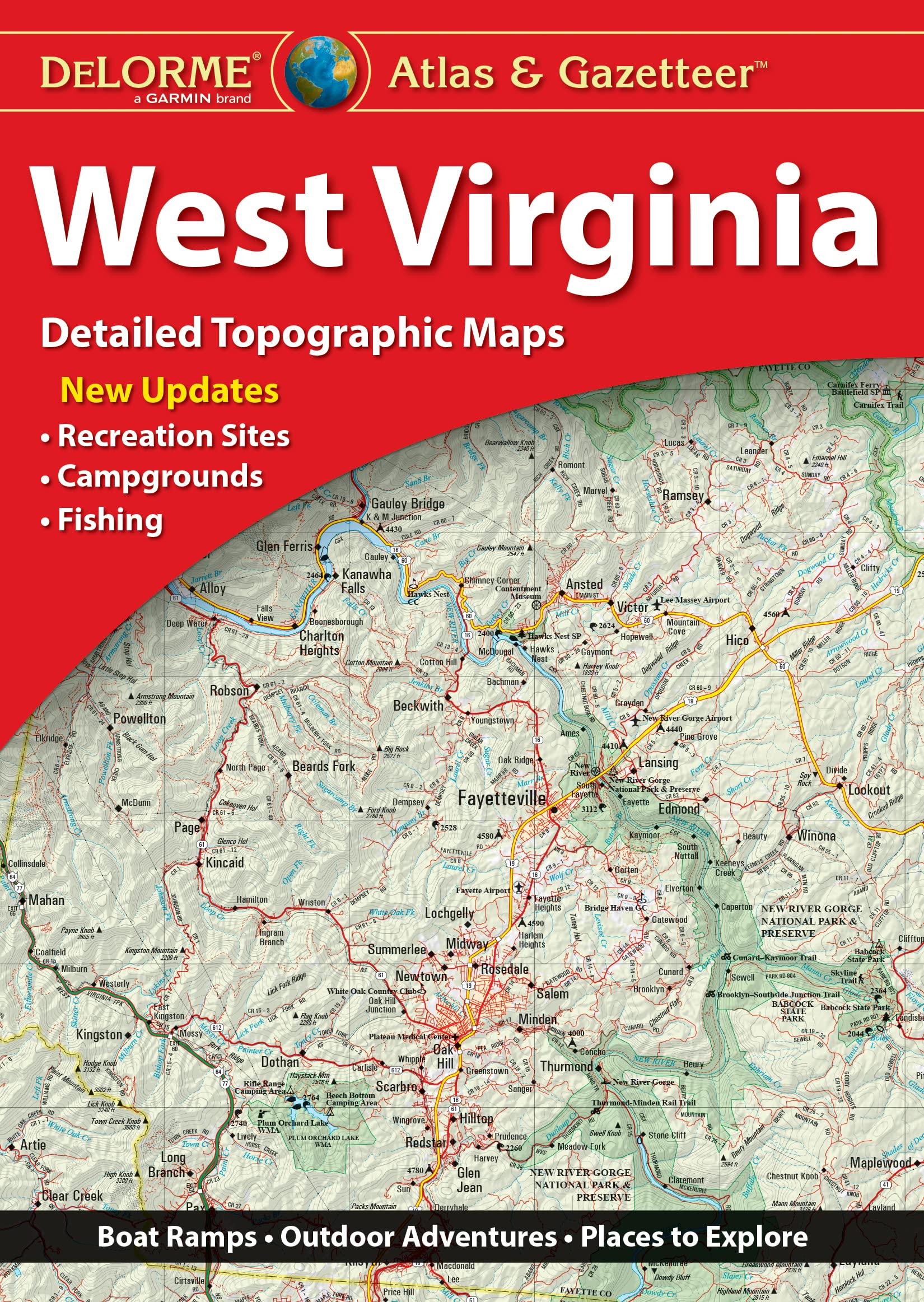 Delorme Atlas & Gazetteer: West Virginia