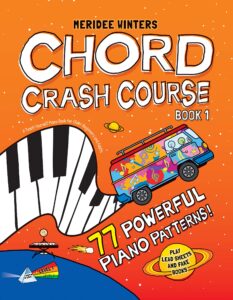 meridee winters chord crash course: a teach yourself piano book for older beginners and adults