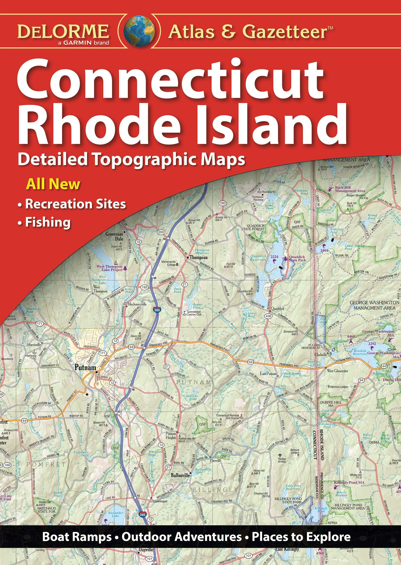 Delorme Connecticut/Rhode Island Atlas & Gazetteer