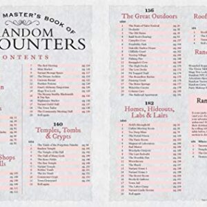 The Game Master's Book of Random Encounters: 500+ customizable maps, tables and story hooks to create 5th edition adventures on demand (The Game Master Series)