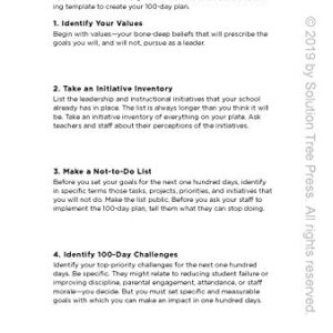 100-Day Leaders: Turning Short-Term Wins Into Long-Term Success in Schools (A 100-Day Action Plan for Meaningful School Improvement)