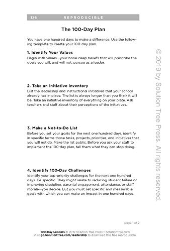 100-Day Leaders: Turning Short-Term Wins Into Long-Term Success in Schools (A 100-Day Action Plan for Meaningful School Improvement)