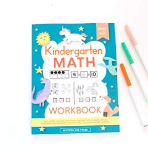 Kindergarten Math Workbook: Kindergarten and 1st Grade Workbook Age 5-7 | Homeschool Kindergarteners | Addition and Subtraction Activities + Worksheets