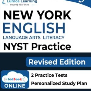 New York State Test Prep: Grade 3 English Language Arts Literacy (ELA) Practice Workbook and Full-length Online Assessments: NYST Study Guide (NYST by Lumos Learning)