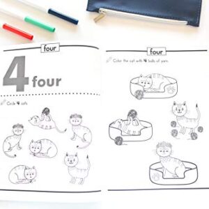 Preschool Math Workbook for Toddlers Ages 2-4: Beginner Math Preschool Learning Book with Number Tracing and Matching Activities for 2, 3 and 4 year olds and kindergarten prep