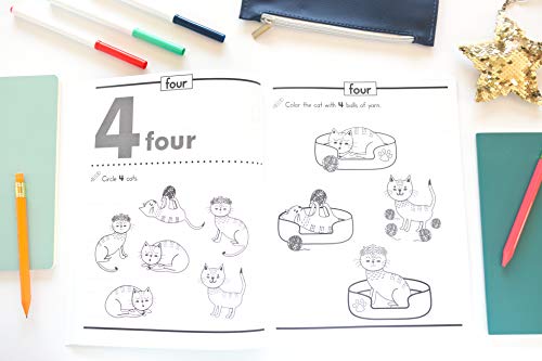 Preschool Math Workbook for Toddlers Ages 2-4: Beginner Math Preschool Learning Book with Number Tracing and Matching Activities for 2, 3 and 4 year olds and kindergarten prep