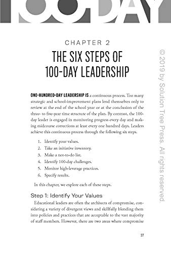 100-Day Leaders: Turning Short-Term Wins Into Long-Term Success in Schools (A 100-Day Action Plan for Meaningful School Improvement)