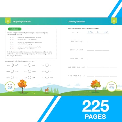 IXL The Ultimate 5th Grade Math Workbooks, 5th Grade Workbook Covering Multiplication, Division, Fractions, Decimals, Geometry, and More 5th Grade Math, Math Workbook Grade 5 (IXL Ultimate Workbooks)