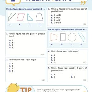 4th Grade Common Core Math: Daily Practice Workbook - Part I: Multiple Choice | 1000+ Practice Questions and Video Explanations | Argo Brothers (Next Generation Learning Standards Aligned (NGSS))