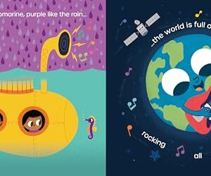 Yellow Like a Submarine, Purple Like the Rain: A Rocking Book of Colors