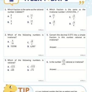 8th Grade Common Core Math: Daily Practice Workbook | 1000+ Practice Questions and Video Explanations | Argo Brothers (Next Generation Learning Standards Aligned (NGSS))