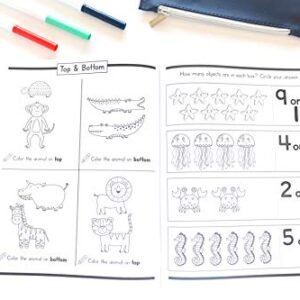 Preschool Math Workbook for Toddlers Ages 2-4: Beginner Math Preschool Learning Book with Number Tracing and Matching Activities for 2, 3 and 4 year olds and kindergarten prep