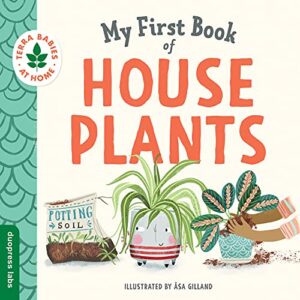 my first book of houseplants: helping babies and toddlers connect to the natural world from the intimacy of home. promotes a love for plants and the environment. (terra babies at home)