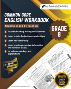 common core english workbook: grade 8 english