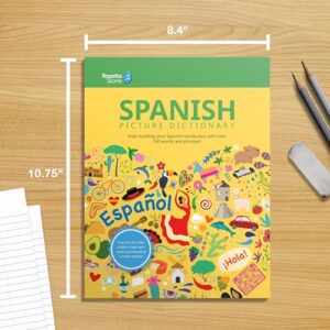 Rosetta Stone Spanish Picture Dictionary, Spanish Dictionary to Learn Spanish Vocabulary, Spanish Grammar, and Phrases, Dictionary for Kids and ... Dictionaries) (English and Spanish Edition)