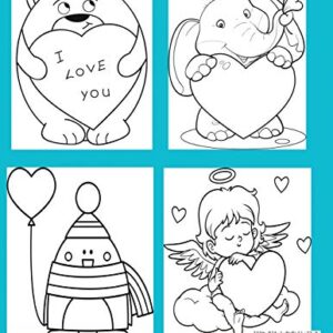 Valentine's Day Coloring Book for Toddlers