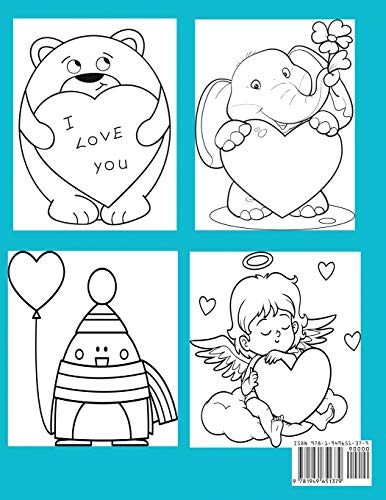 Valentine's Day Coloring Book for Toddlers