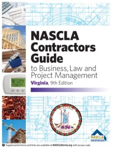 virginia - nascla contractors guide to business, law and project management, virginia 9th edition spiral-bound