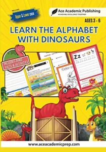 learn alphabet with dinosaurs: includes facts and activities