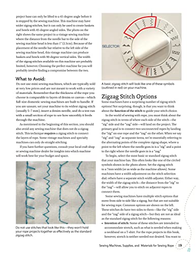 Zigzag Rope Sewing Projects: 16 Home Accessories to Make with a Simple Stitch (Landauer) Learn the Craft of Sewing with Rope - Create Durable and Decorative Bags, Bowls, Baskets, Trivets, and More