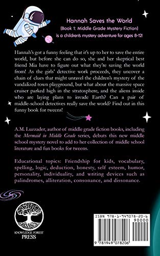 Hannah Saves the World: Book 1: Middle Grade Mystery Fiction