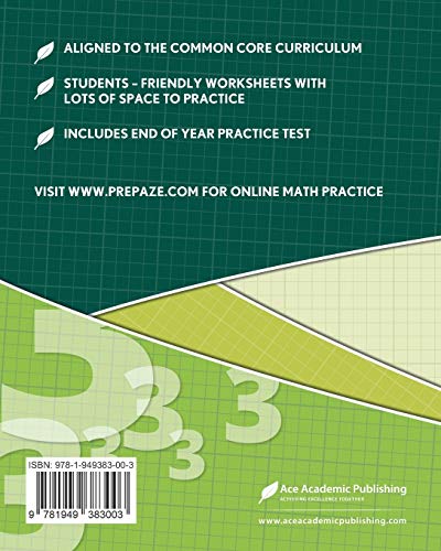 3rd Grade Math Workbook: CommonCore Math Workbook